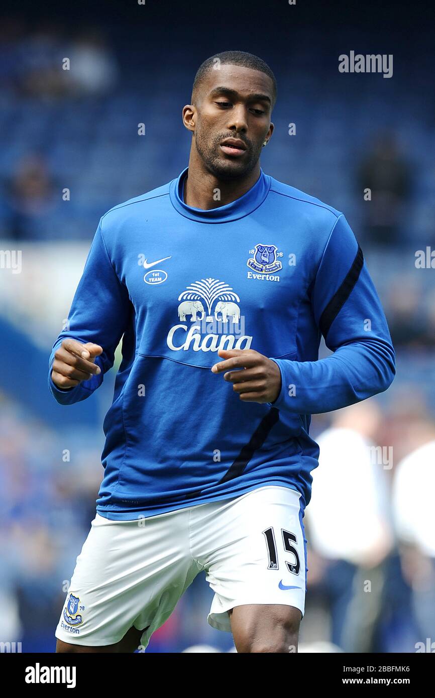 Sylvain Distin, Everton Stock Photo - Alamy
