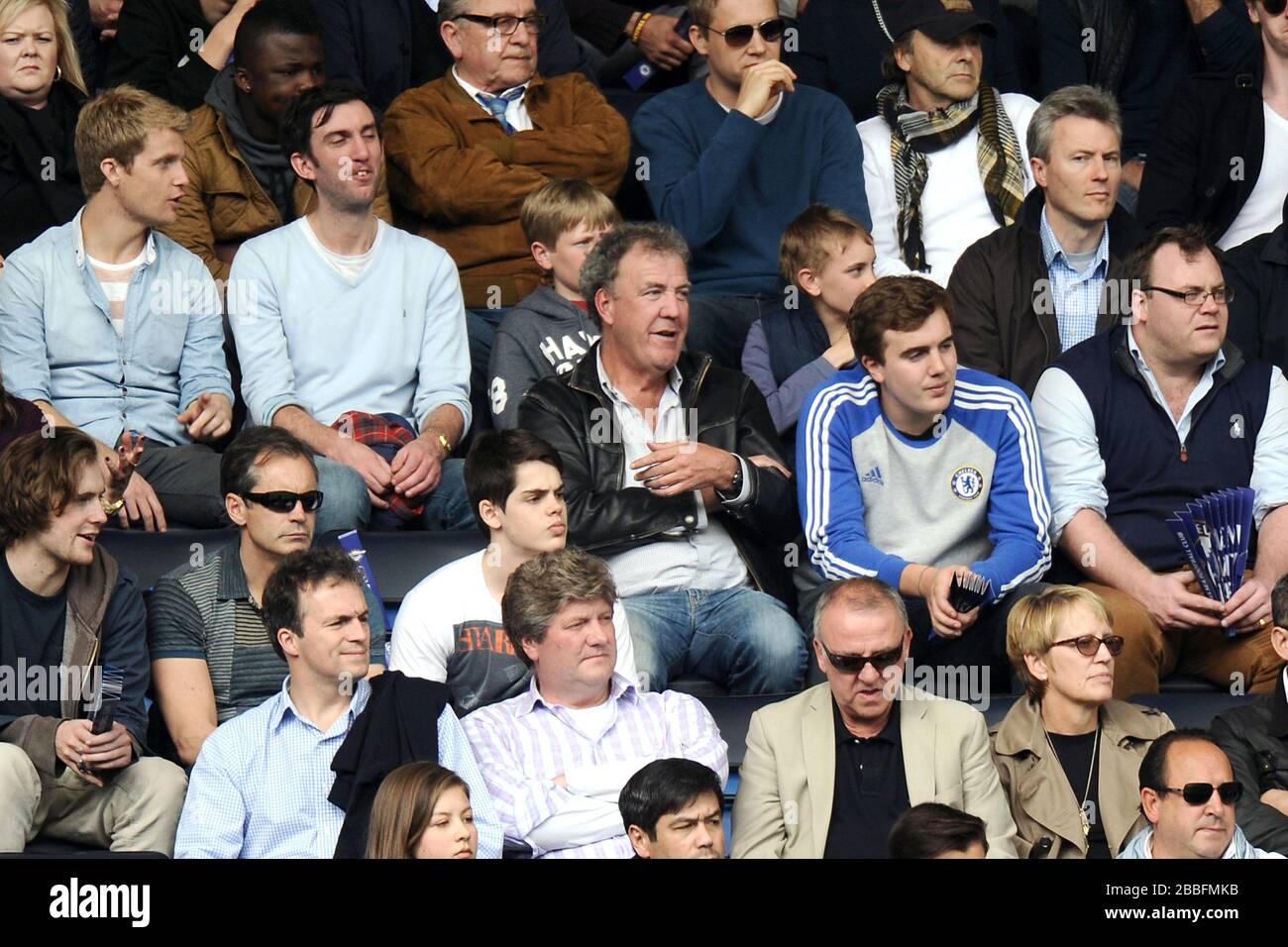 TV presenter Jeremy Clarkson in the stands Stock Photo - Alamy