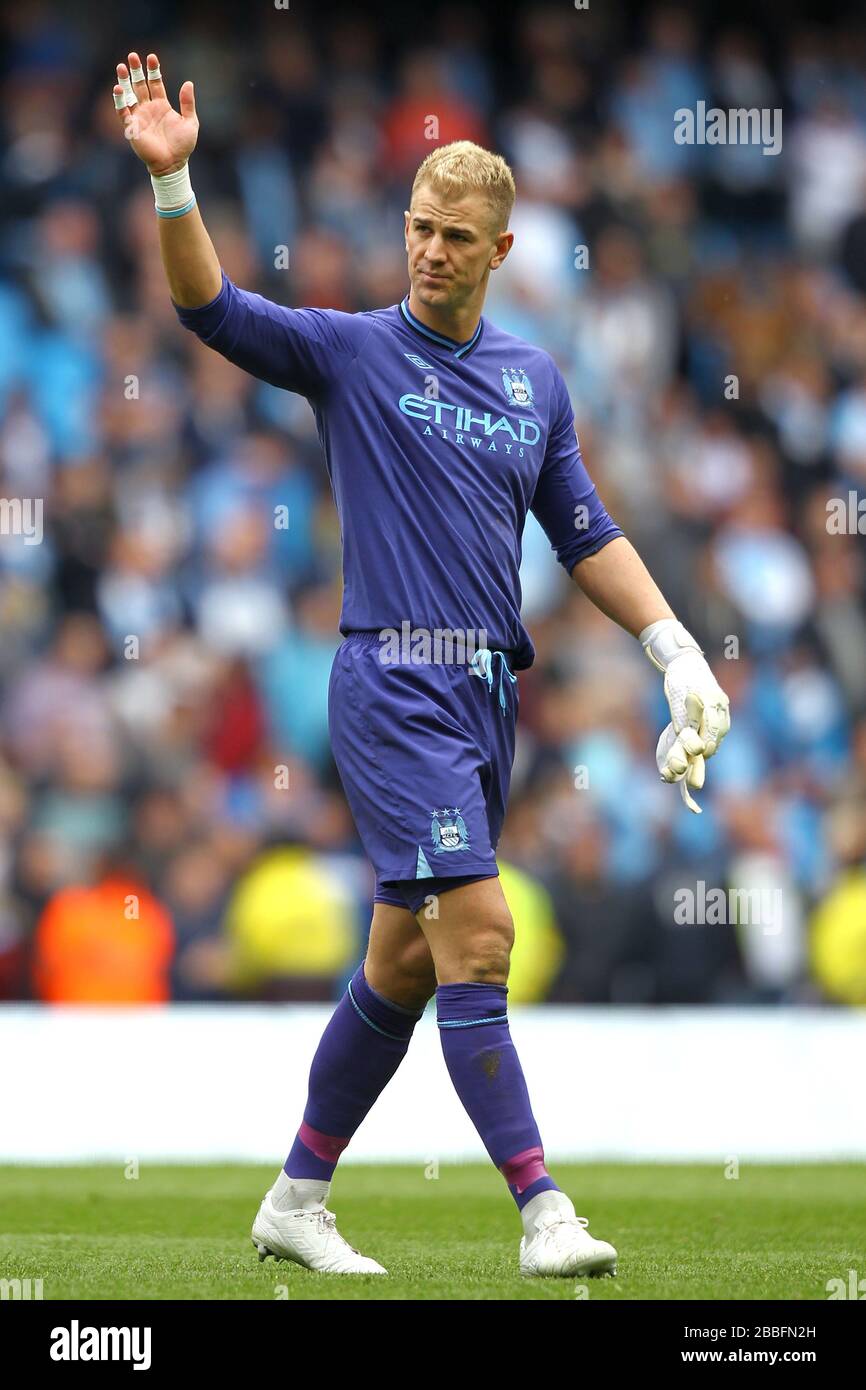 Manchester City goalkeeper Joe Hart Stock Photo - Alamy
