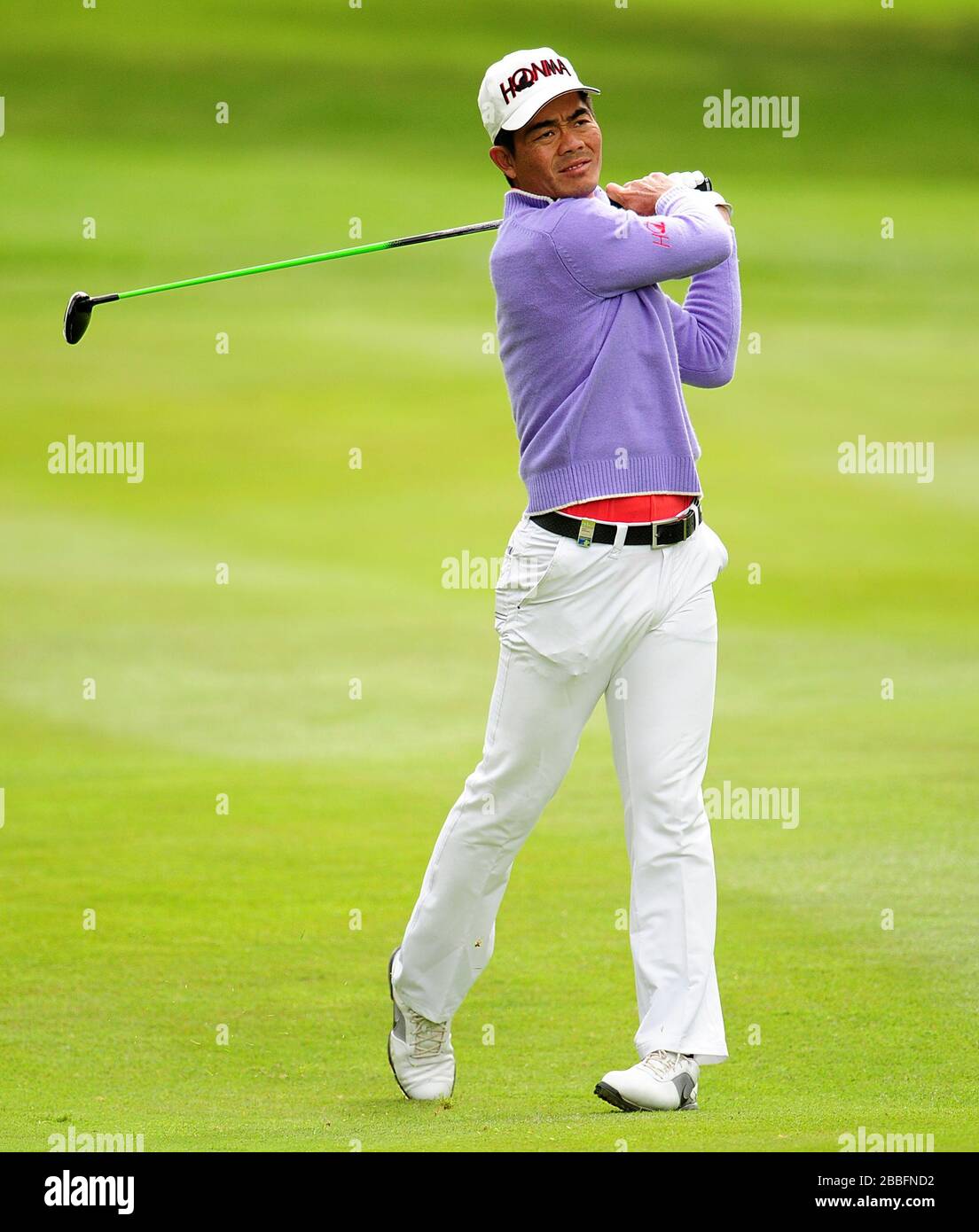 China's Wen-chong Liang during Day One of the 2013 BMW PGA Championship ...