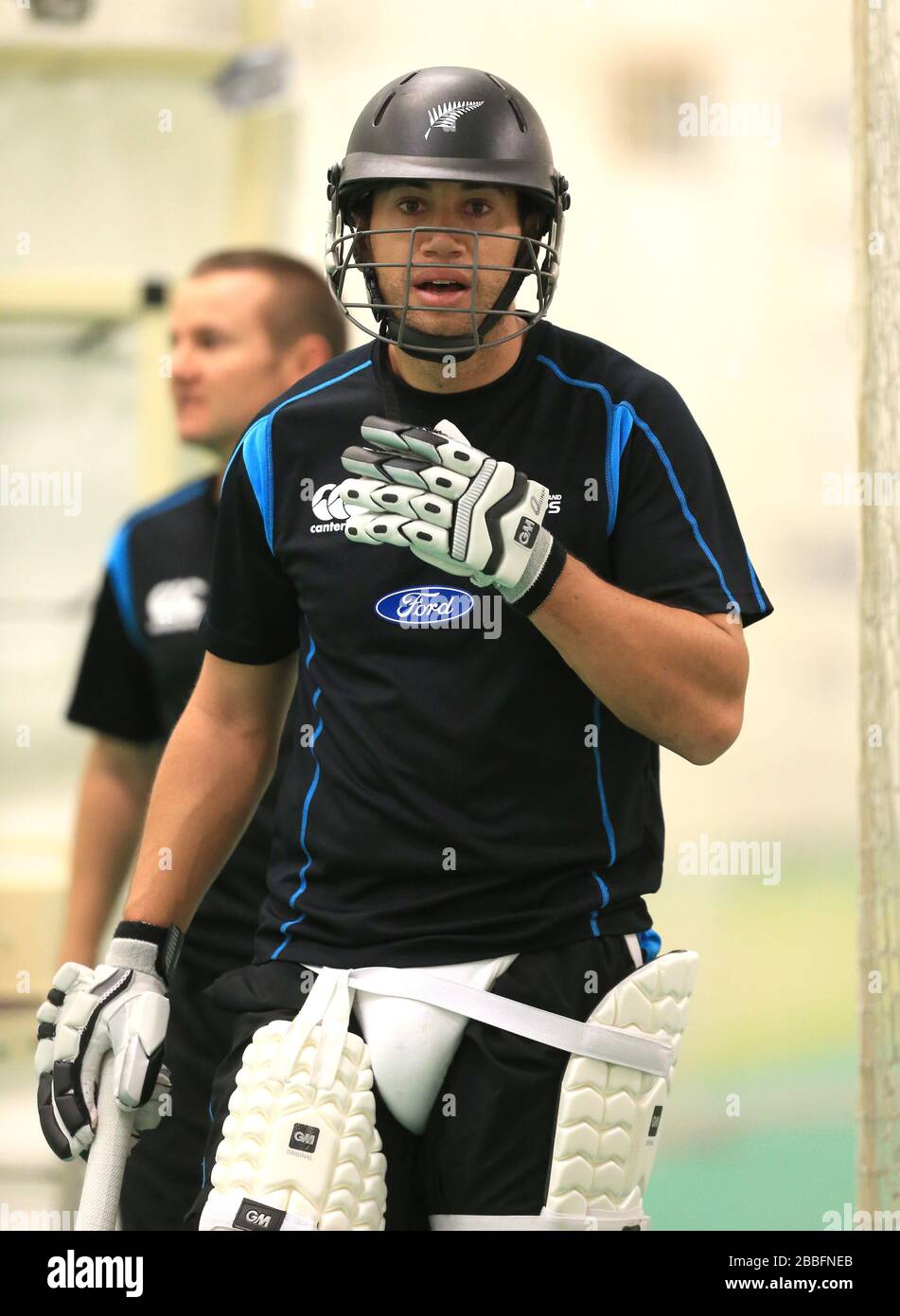 New Zealand's Ross Taylor at todays nets session Stock Photo - Alamy
