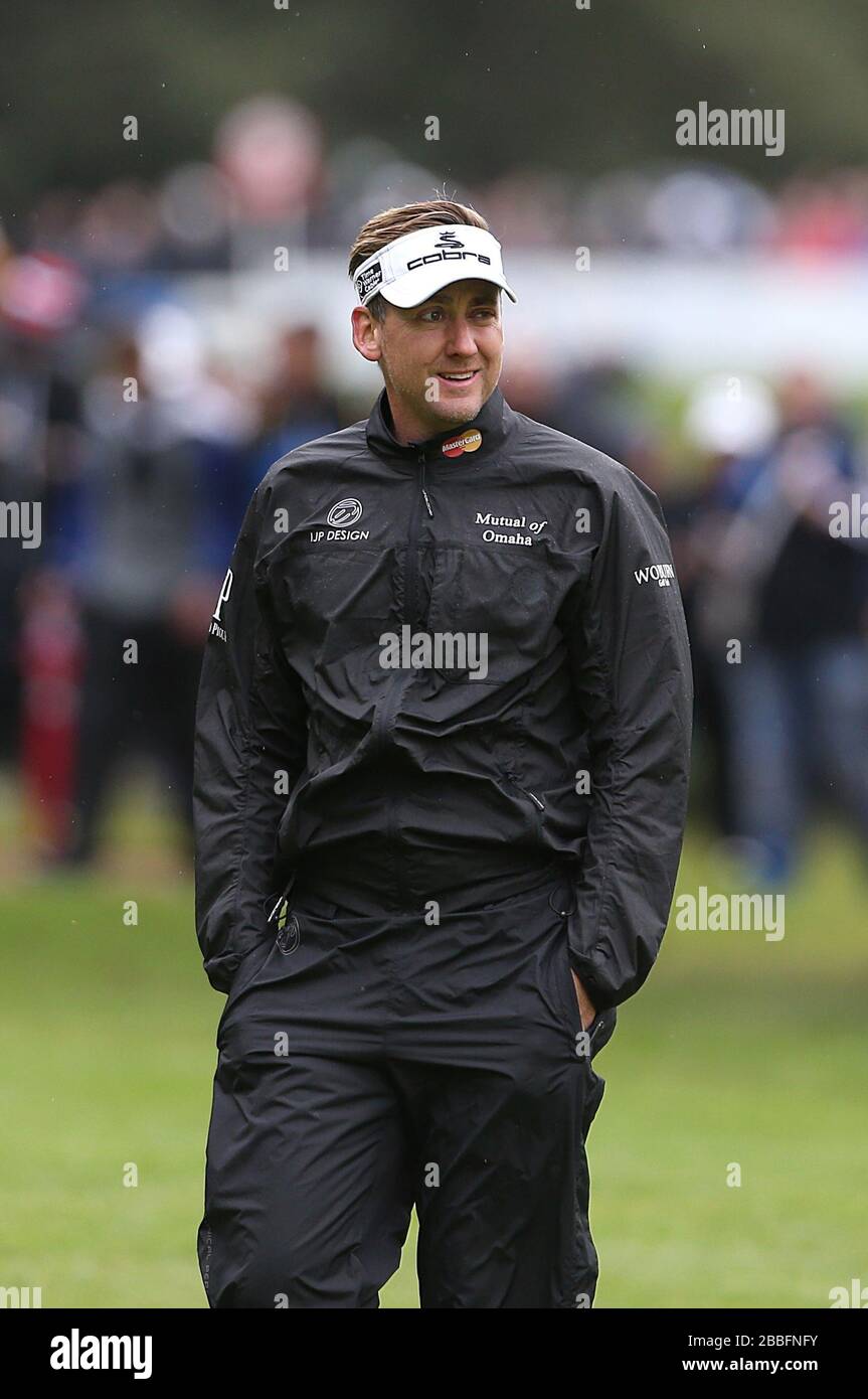 England's Ian Poulter during Day Two of the 2013 BMW PGA Championship ...