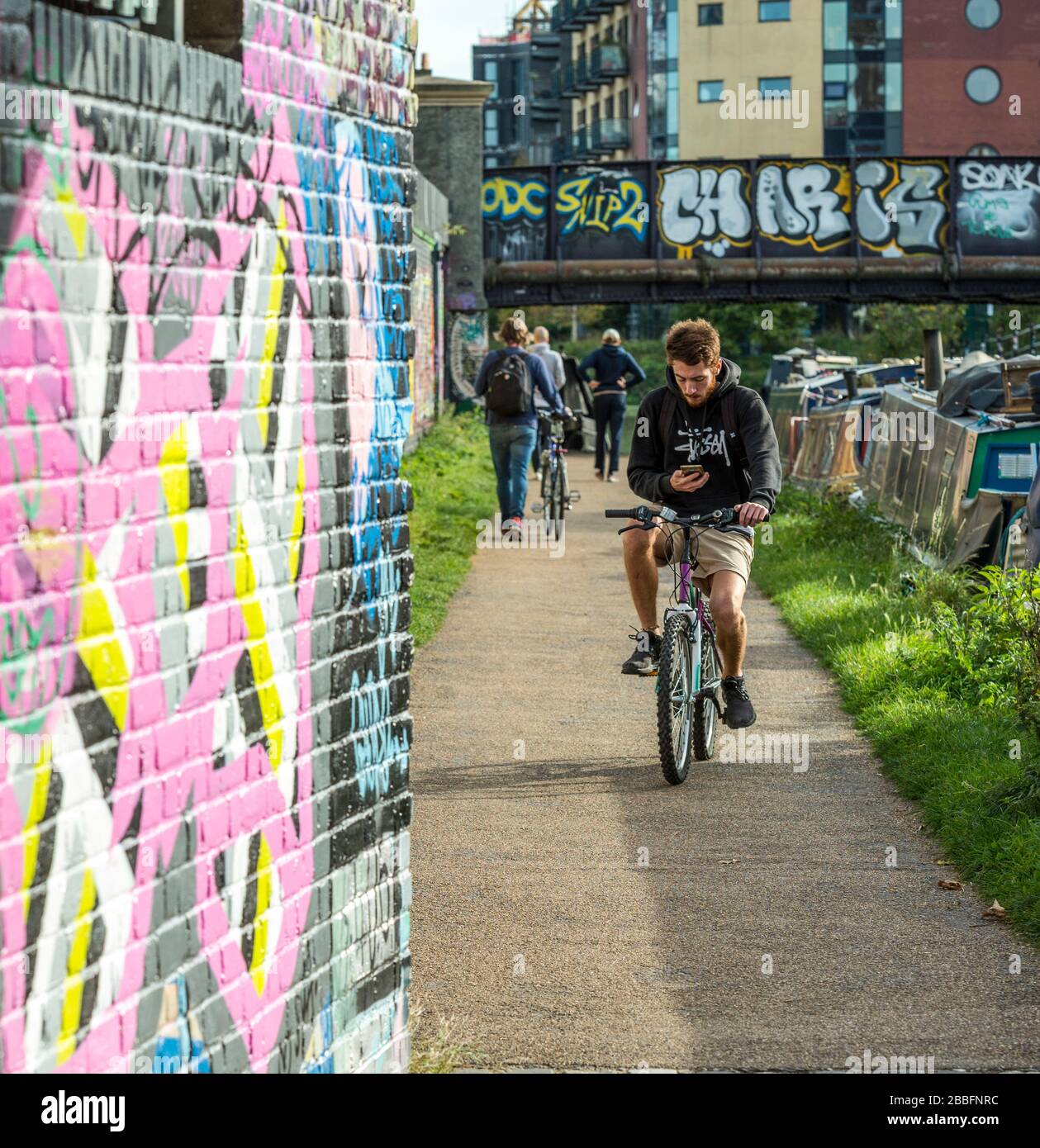 Graffiti and street art in hackney wick hi-res stock photography and ...