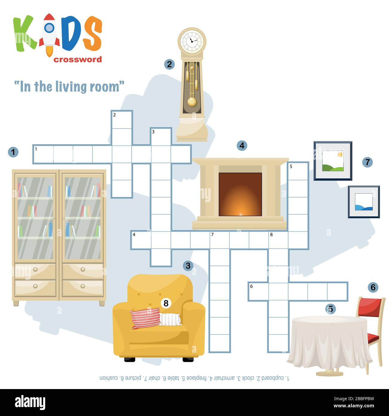 Children in easy chair Stock Vector Images - Alamy