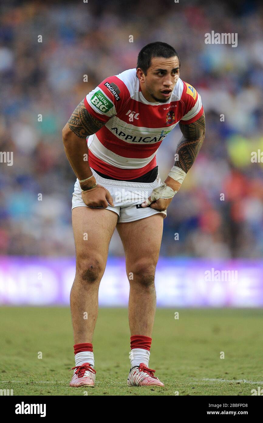Harrison Hansen, Wigan Warriors Stock Photo - Alamy