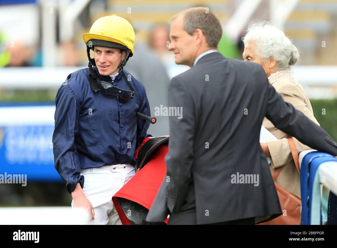 Jockey Ryan Moore and Trainer Sir Michael Stoute Stock Photo - Alamy
