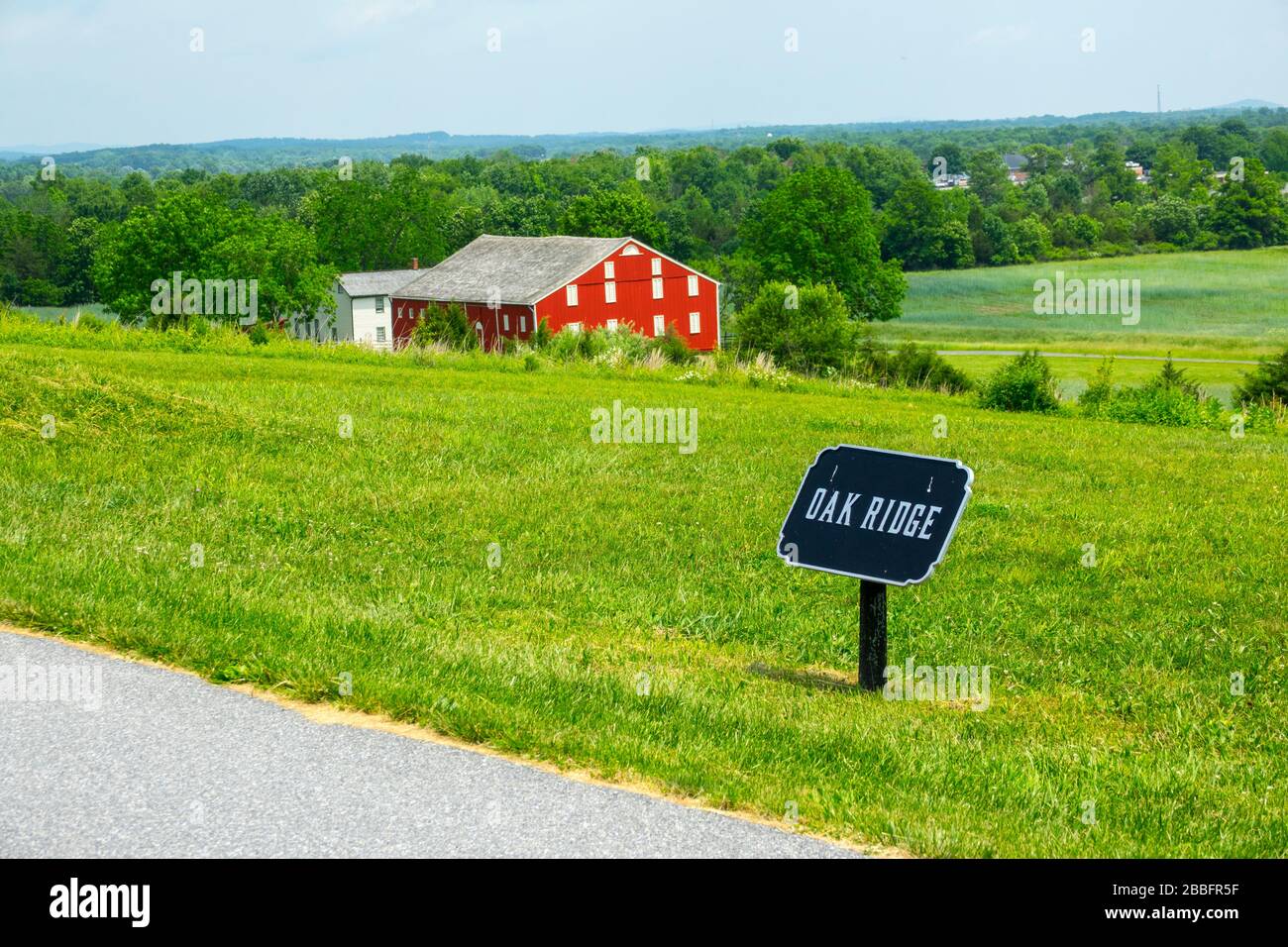 Oak ridge farm and battle site Gettysburg National Civil War ...