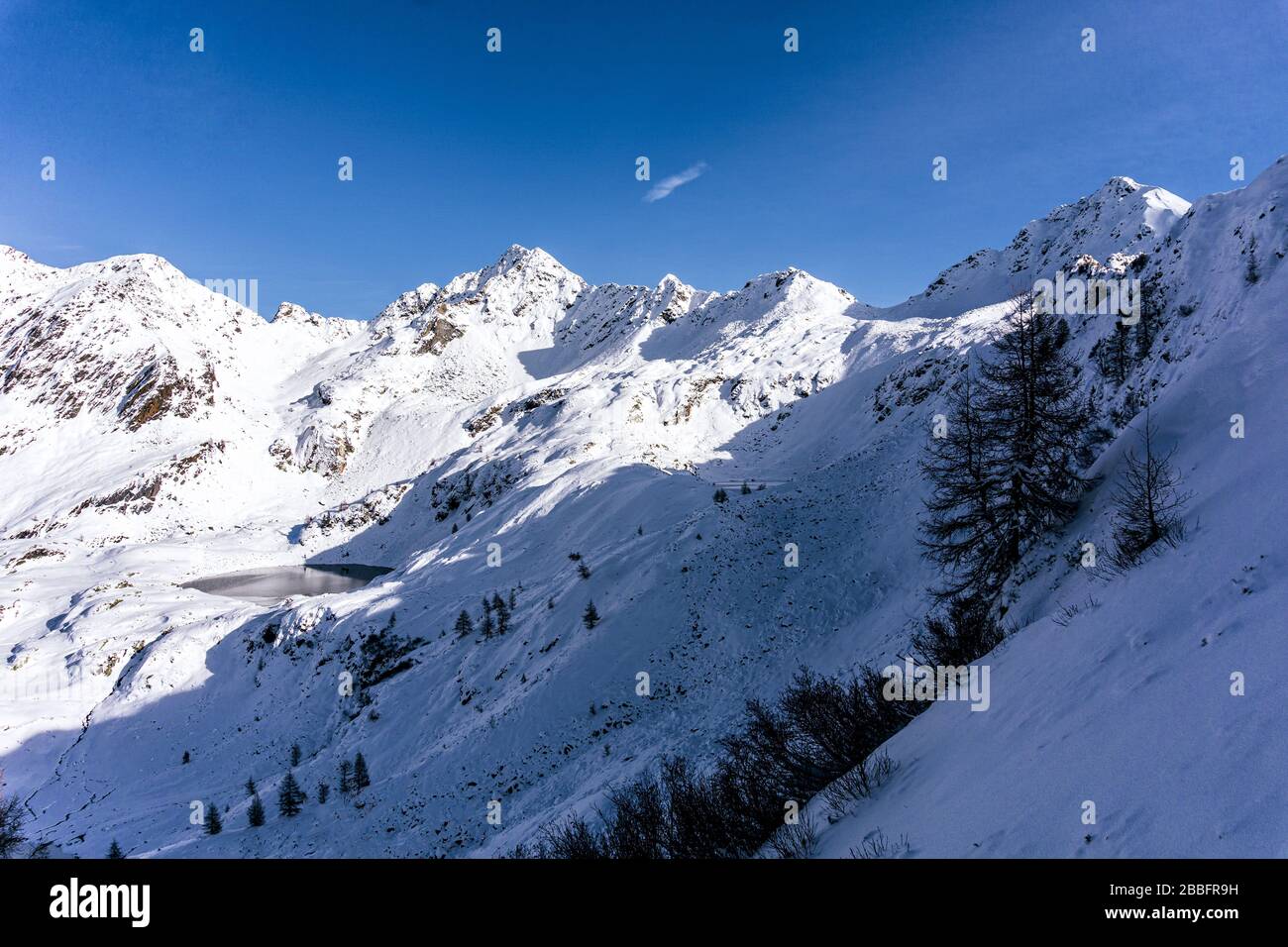 The mountains of Tartano Valley, near the town of Morbegno, Italy ...