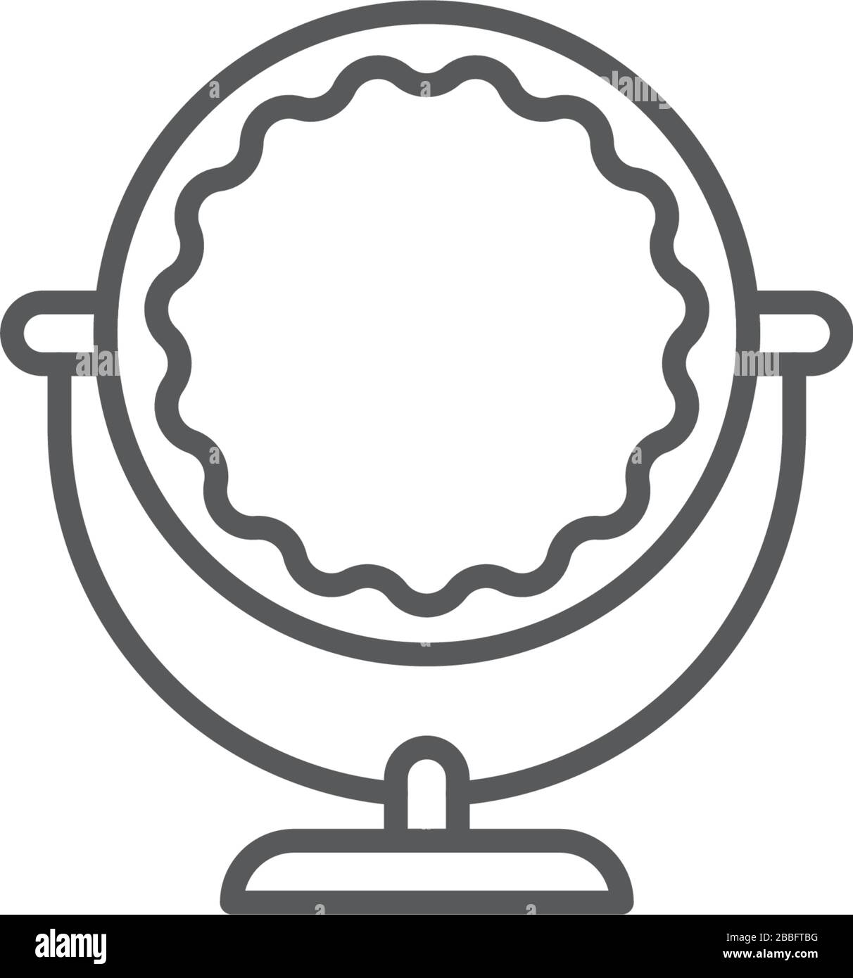 Car rear view mirror vector icon symbol isolated on white background ...