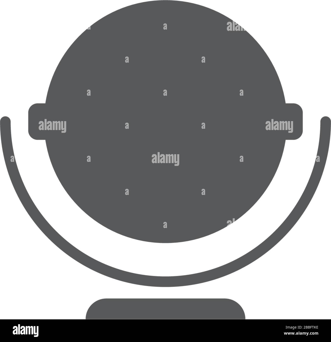 Car rear view mirror vector icon symbol isolated on white background ...