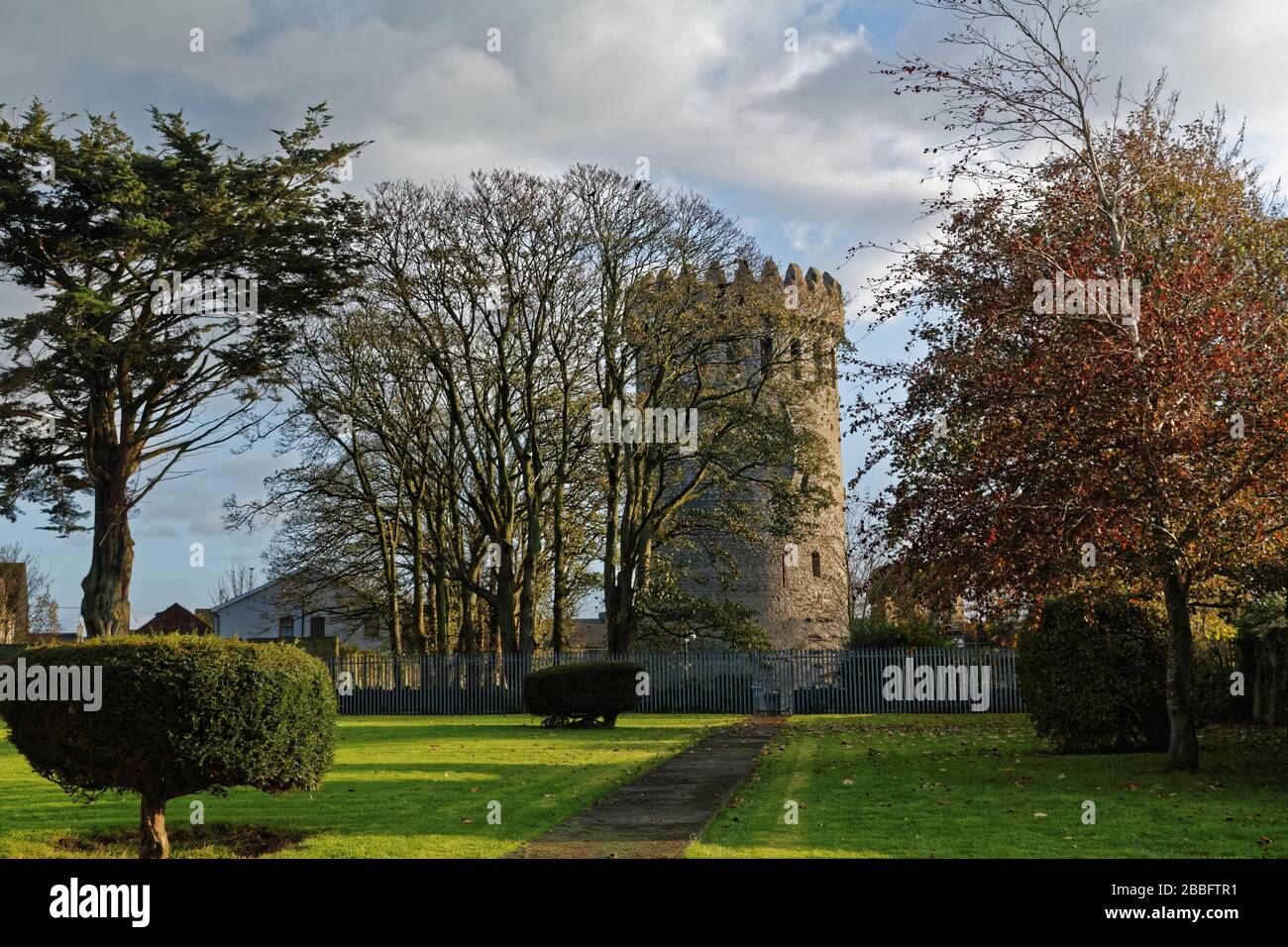 Image of the Nenagh Castle visible from outside the trees.County ...