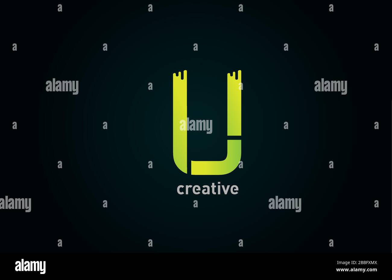 Green u shape hi-res stock photography and images - Alamy