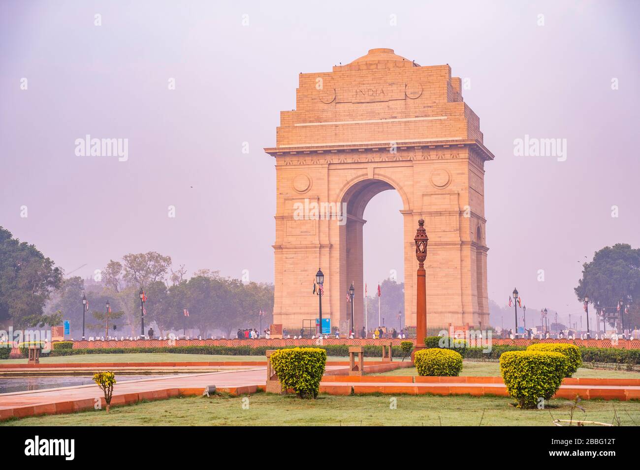 India Gate a war memorial on Rajpath road New Delhi Stock Photo - Alamy