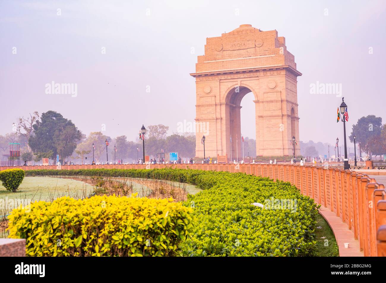 India Gate a war memorial on Rajpath road New Delhi Stock Photo - Alamy