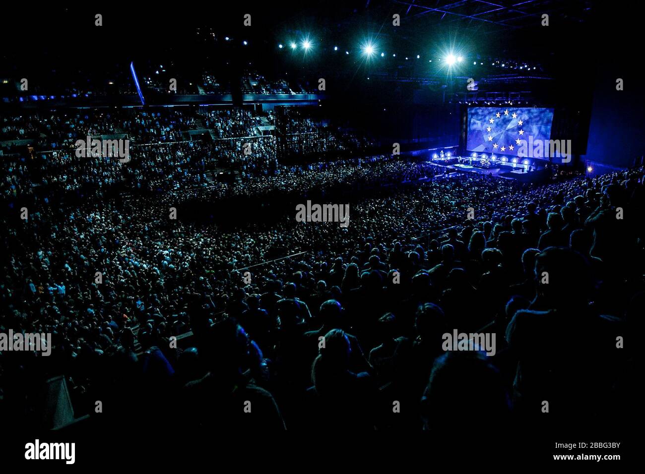 Copenhagen, Denmark. 29th, September 2018. The Irish rock band U2 ...