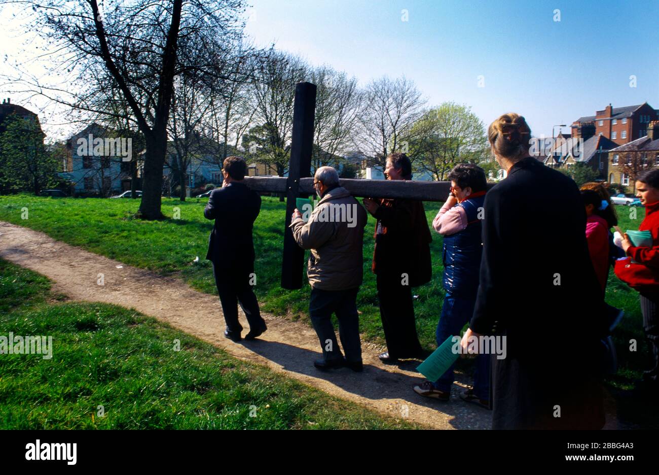 Good Friday Walk Of Witness Roehampton Carrying Cross St Joseph's ...