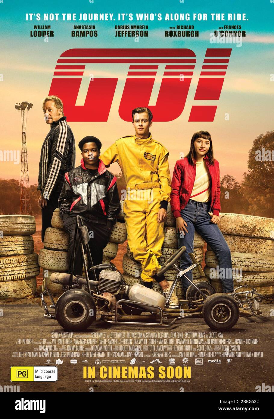 GO KARTS, (aka GO!), Australian poster, from left: Richard Roxburgh ...