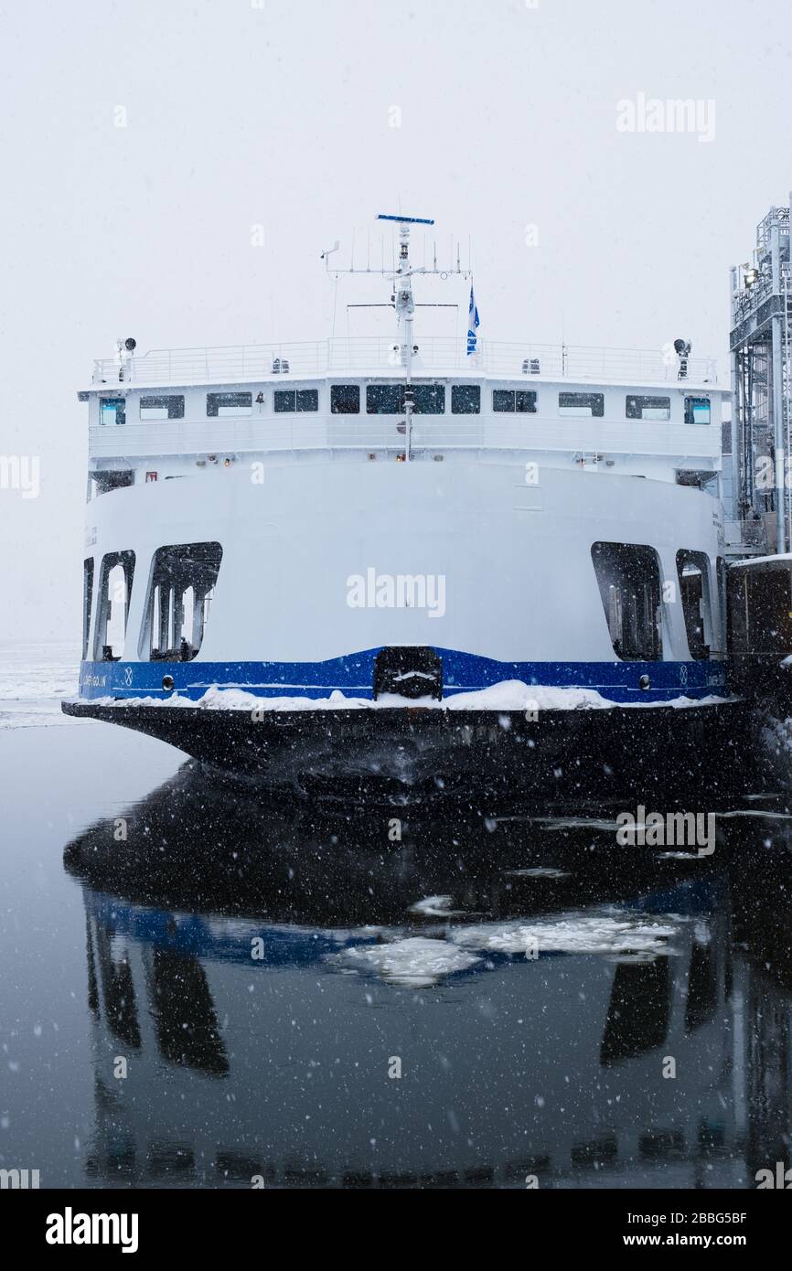 Car Ferry Snow Winter High Resolution Stock Photography and Images - Alamy