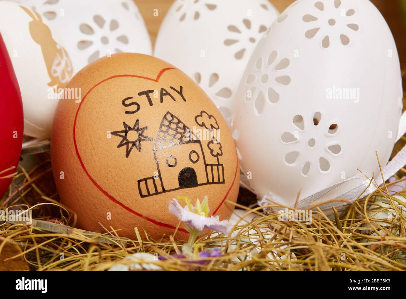 Stay at home this easter hi-res stock photography and images - Alamy