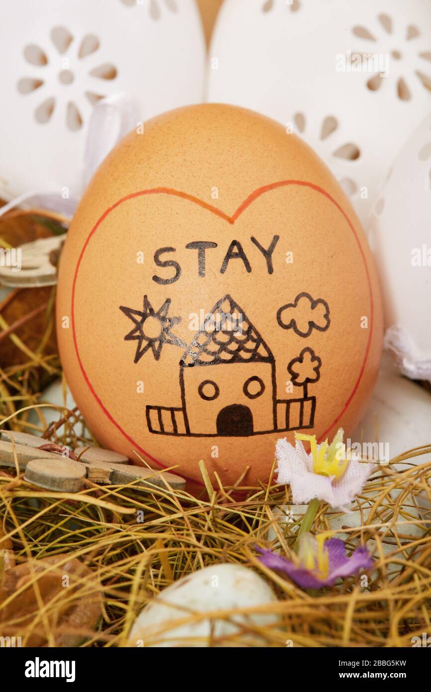 Stay home design draw hi-res stock photography and images - Alamy