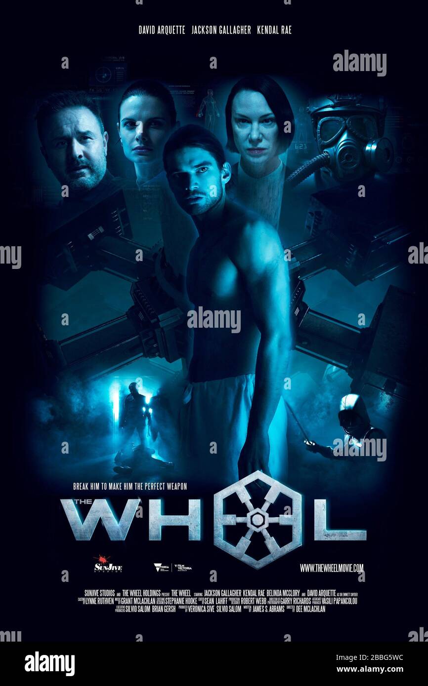 2099: THE SOLDIER PROTOCOL, (aka THE WHEEL), poster, from left: David ...