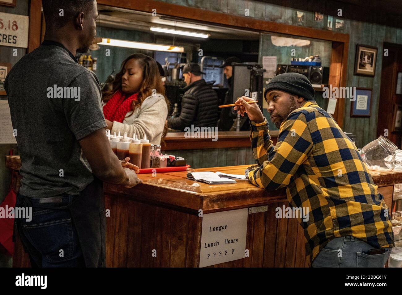 UNCORKED, right: director Prentice Penny, on-set, 2020. ph: Nina ...