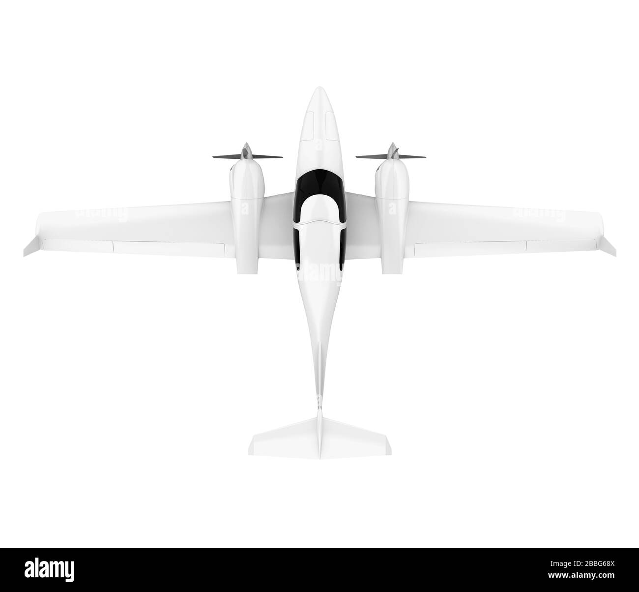 Small Airplane Isolated Stock Photo - Alamy
