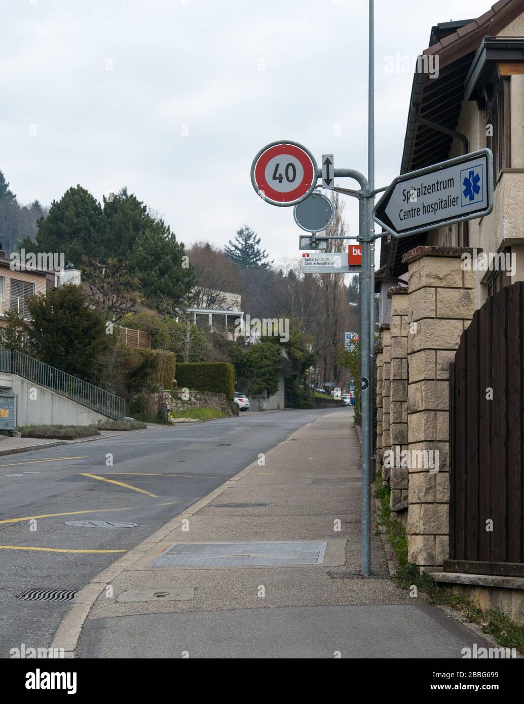 Switzerland Road Signs High Resolution Stock Photography and Images - Alamy