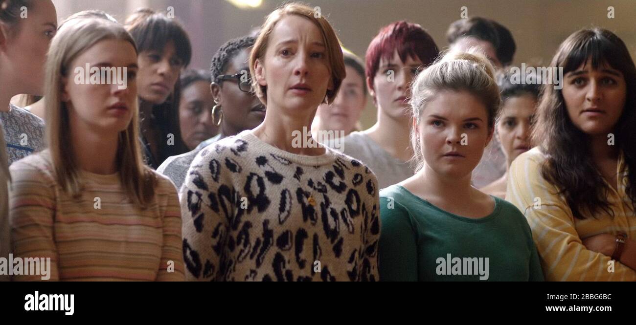MILITARY WIVES, foreground, 1st 3 from left: Amy James-Kelly, Emma ...