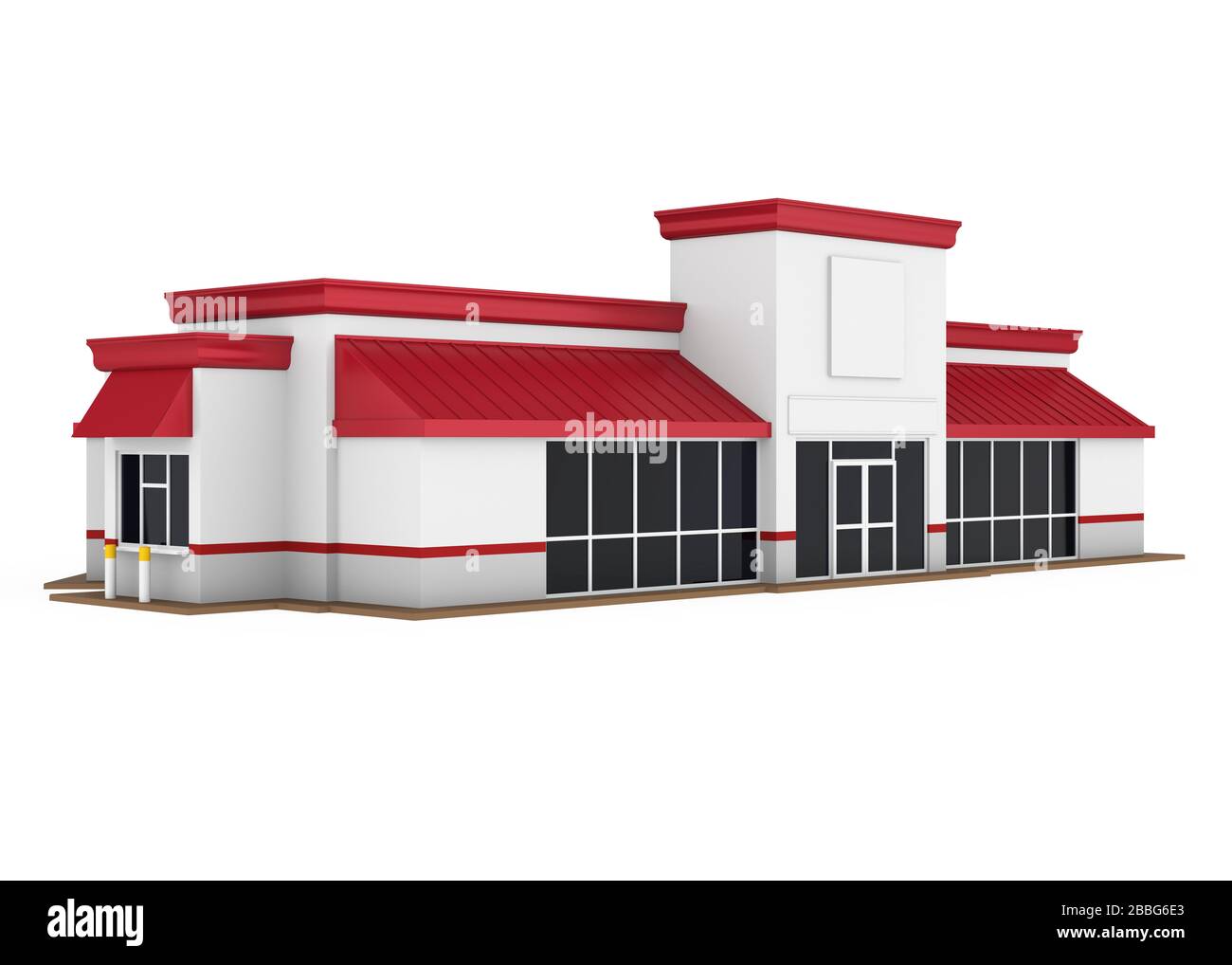 Shopping mall exterior Cut Out Stock Images & Pictures - Alamy