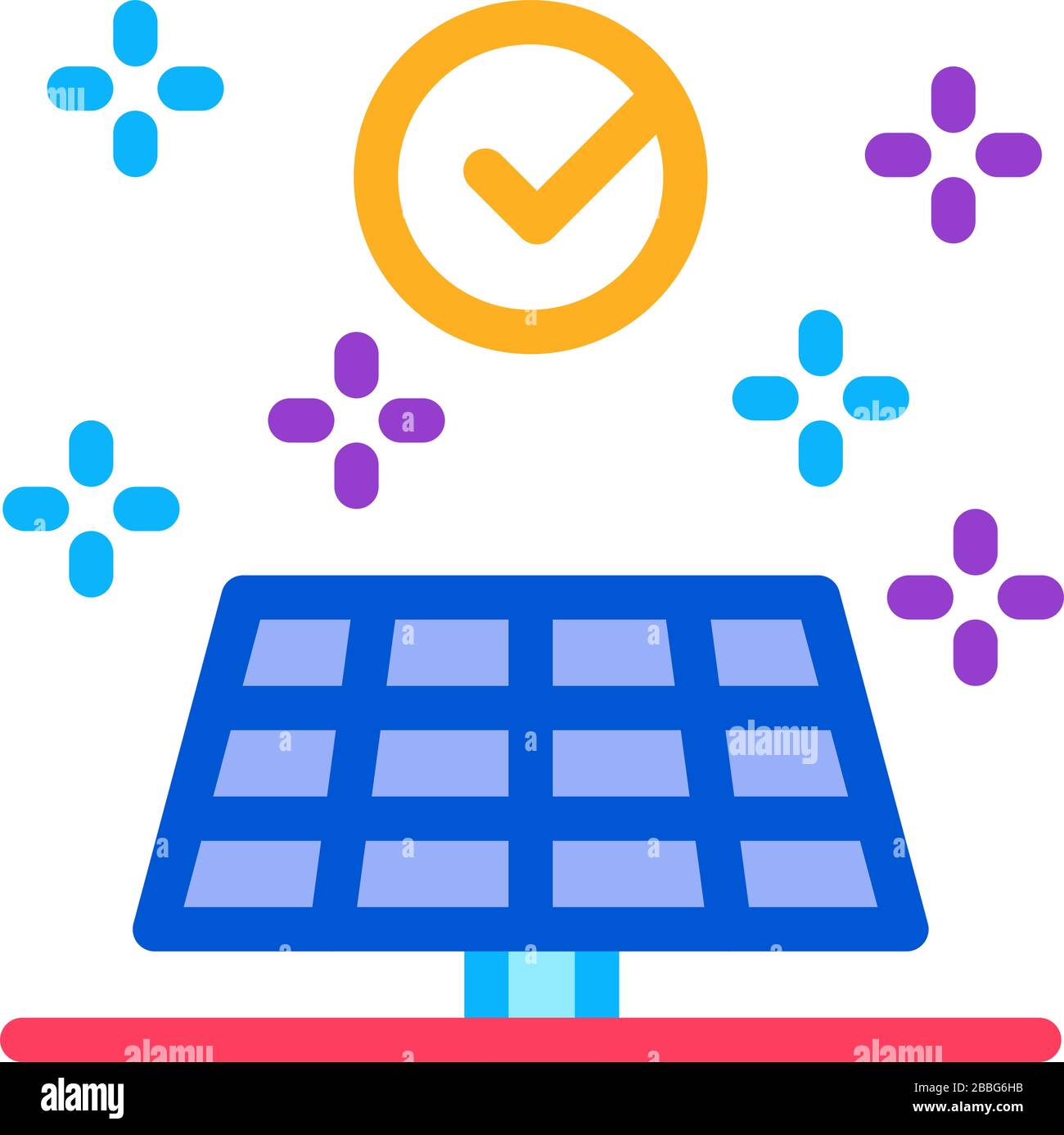 long battery life icon vector outline illustration Stock Vector Image ...