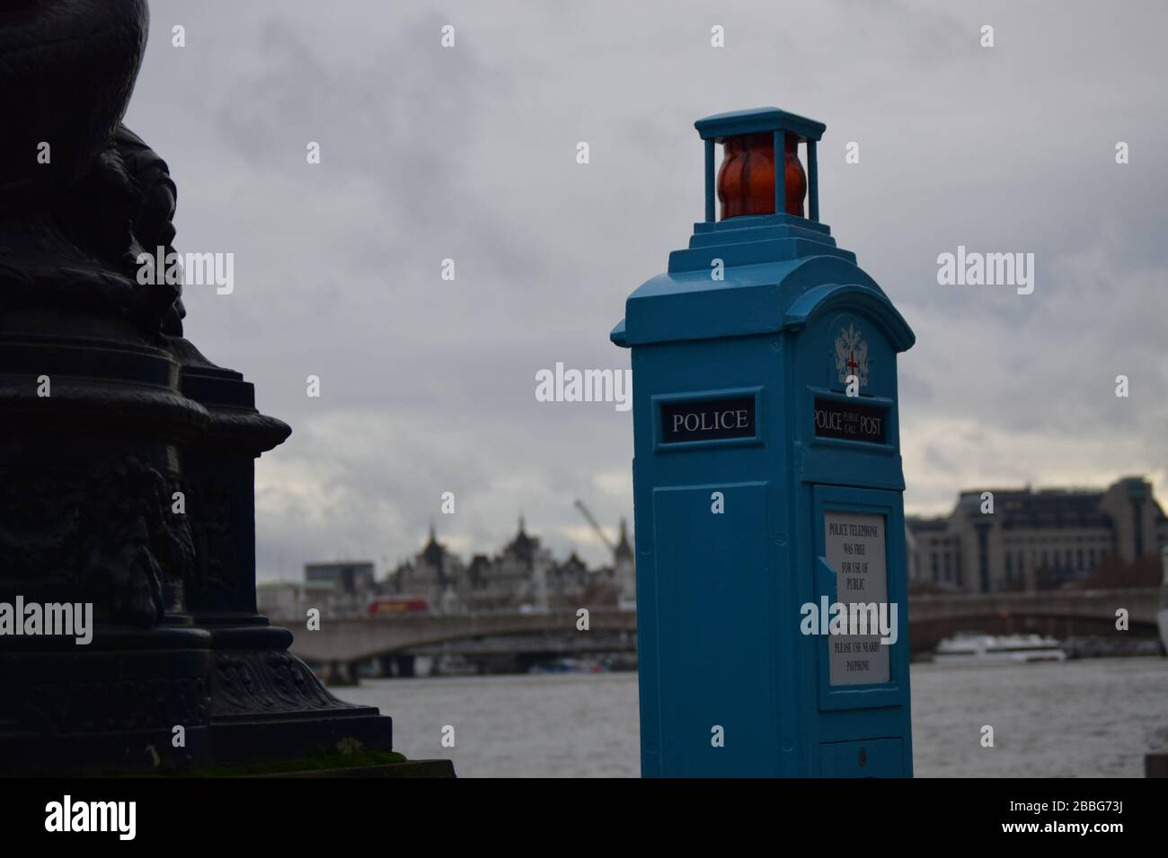 Police Box In London Stock Photo - Alamy