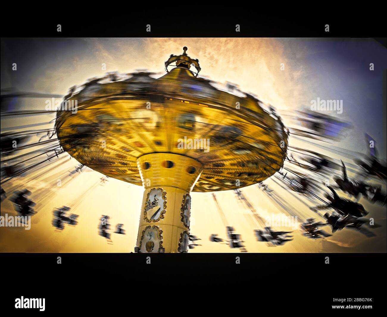 Chair-o-plane, fairground ride, Bournemouth Stock Photo - Alamy