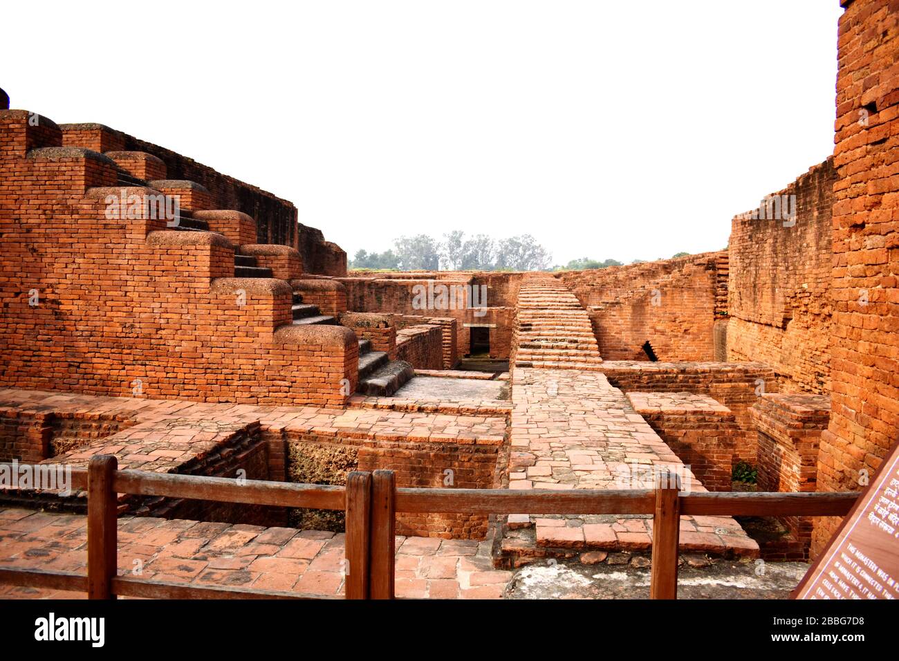 Ruins of Nalanda University at Nalanda, Bihar in India Stock Photo - Alamy