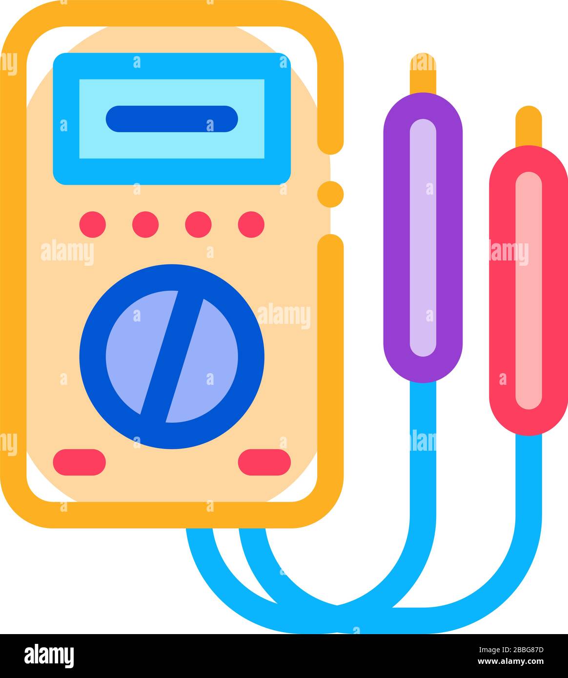 electric control panel icon vector outline illustration Stock Vector ...