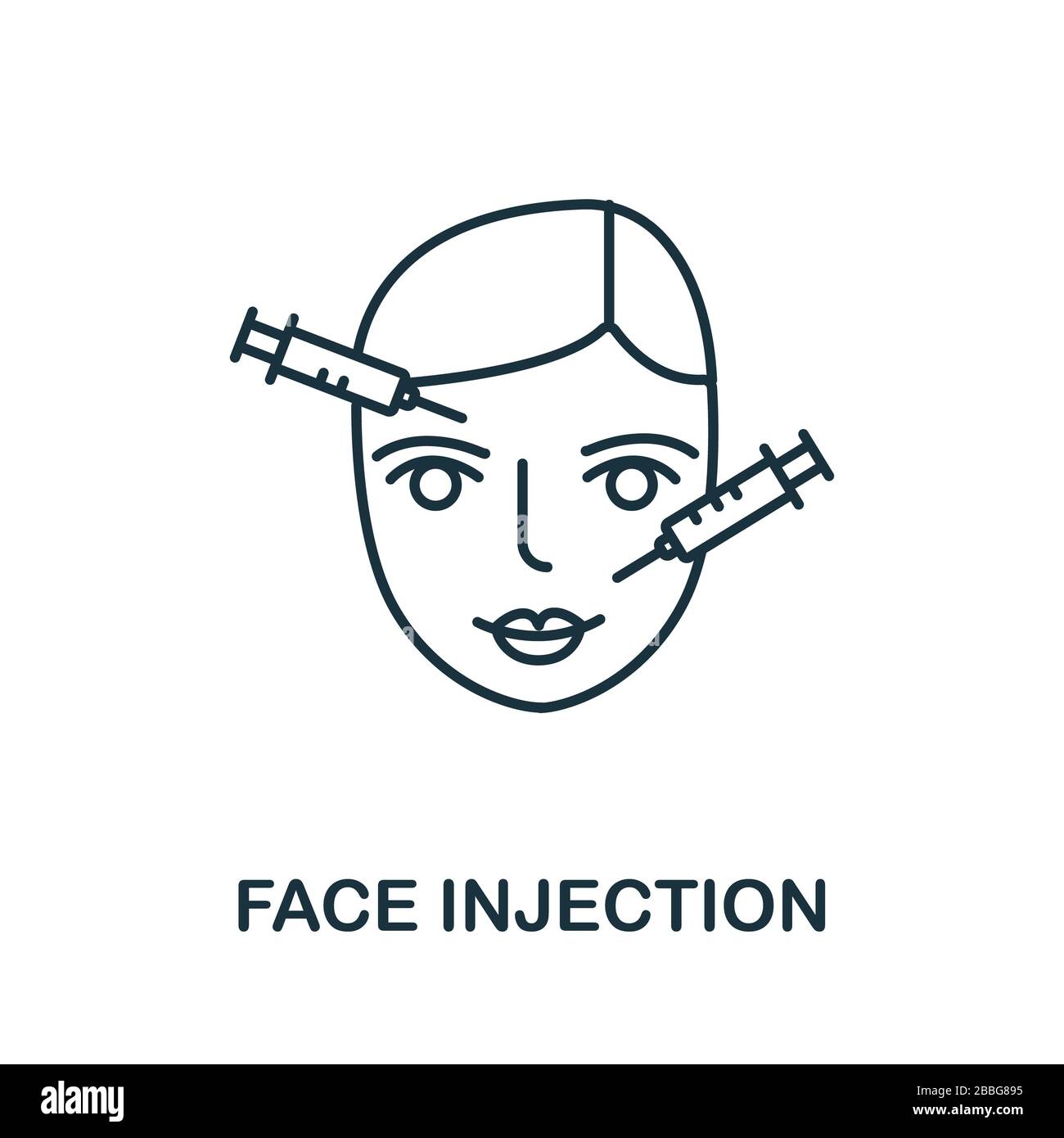 Mesotherapy face injection Cut Out Stock Images & Pictures - Alamy