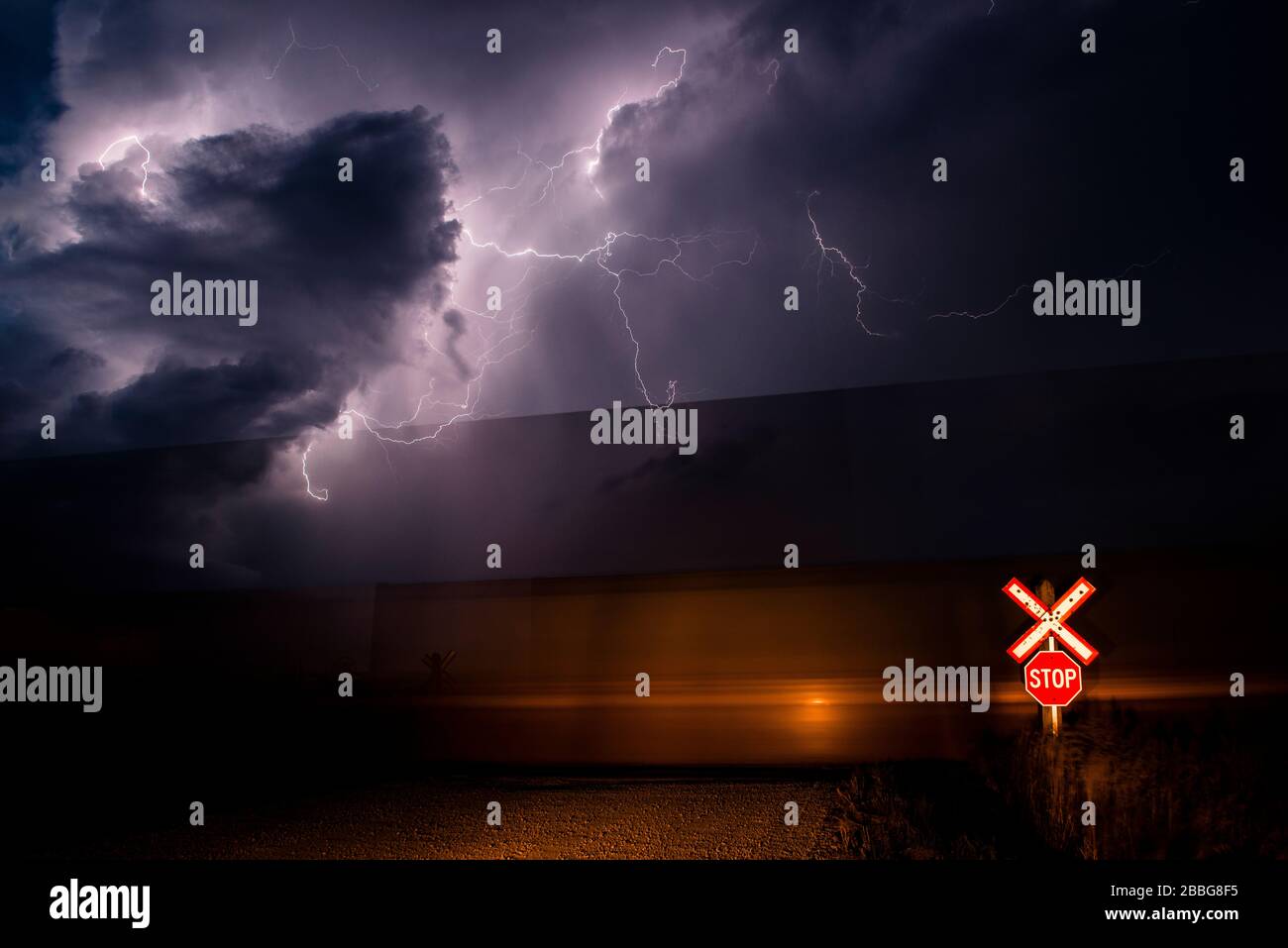 Flashing train hi-res stock photography and images - Alamy