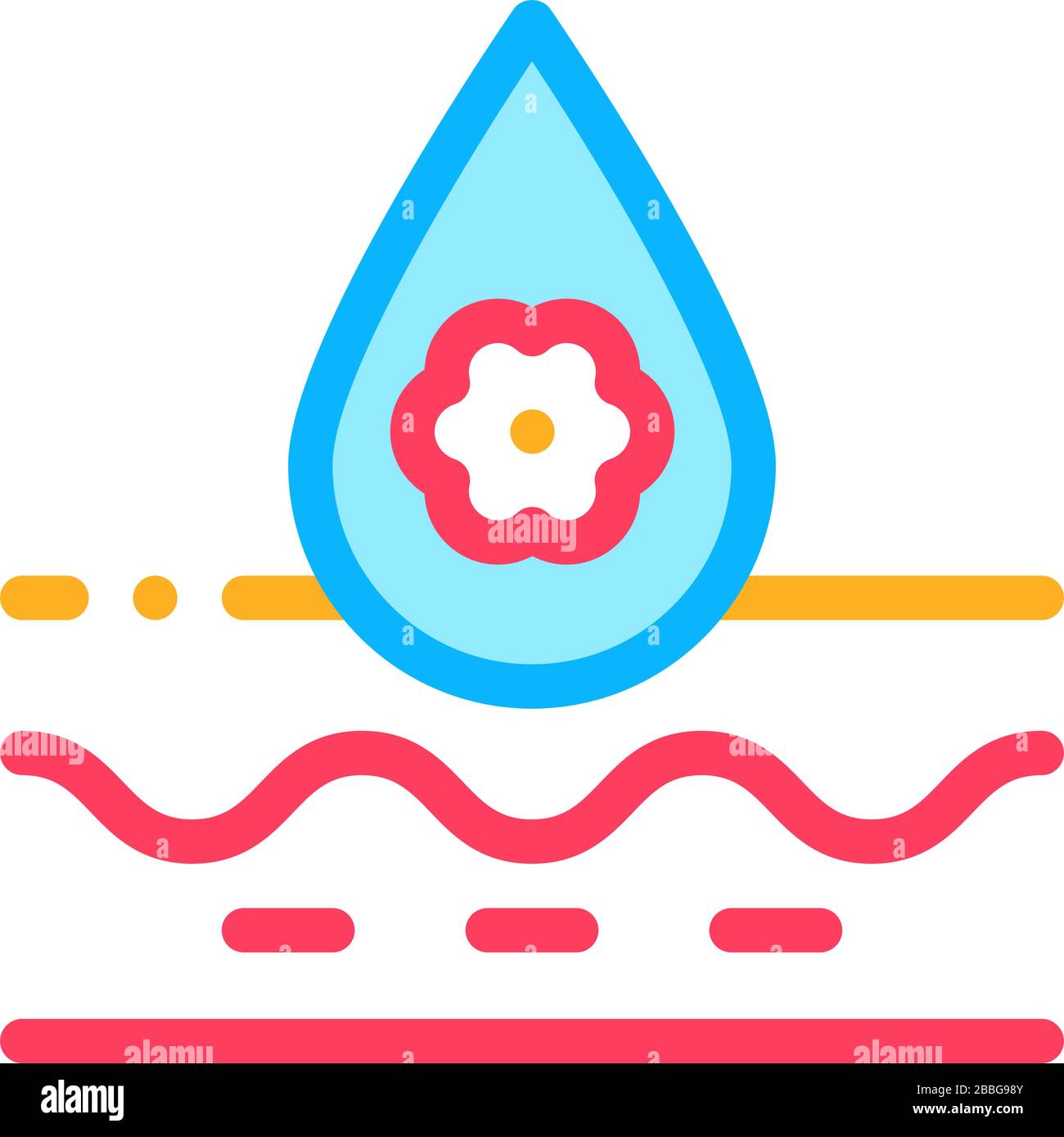 concentrated herbal skin care icon vector outline illustration Stock ...