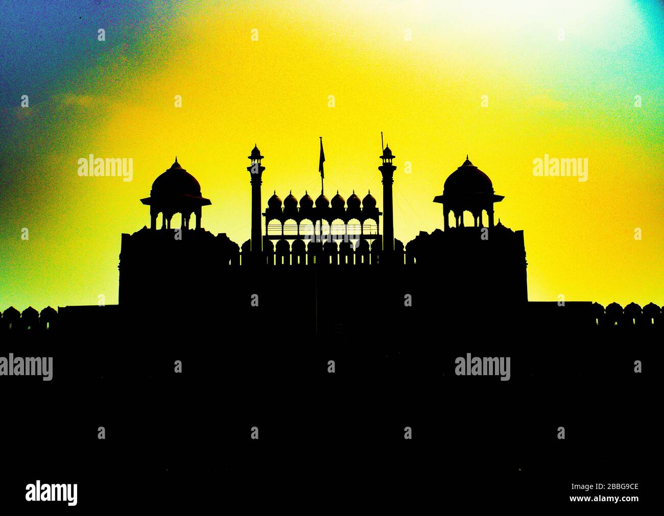 Lahore Gate of Red Fort in Old Delhi, India Stock Photo - Alamy