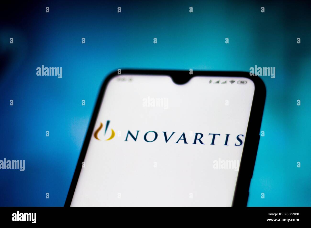 Photo illustration novartis logo hi-res stock photography and images ...
