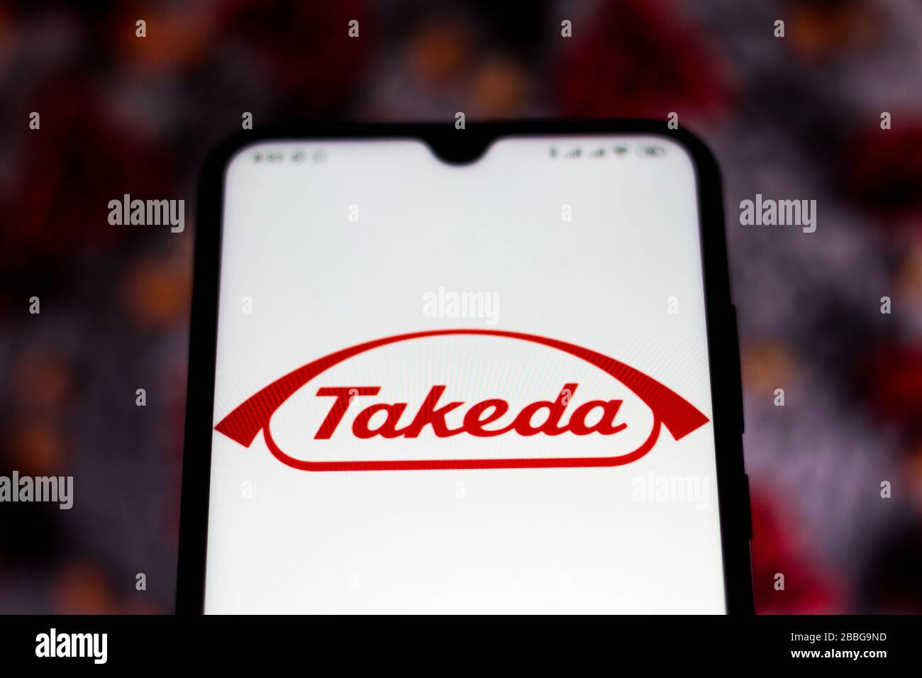 March 31, 2020, Brazil: In this photo illustration Takeda ...