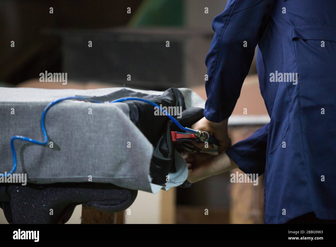 Using a stapler hi-res stock photography and images - Alamy