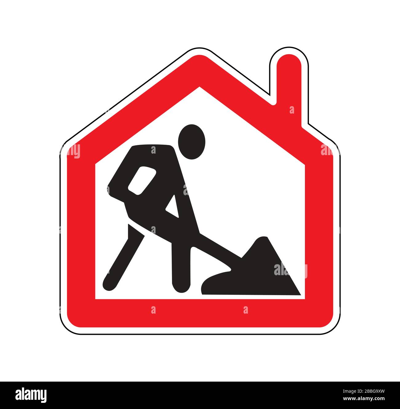 People working sign road Cut Out Stock Images & Pictures - Alamy