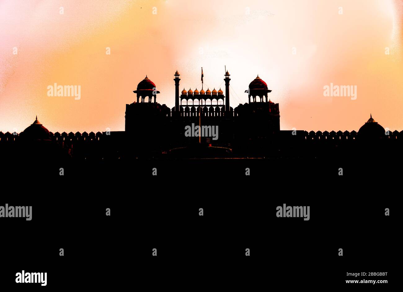 Lahore Gate of Red Fort in Old Delhi, India Stock Photo - Alamy