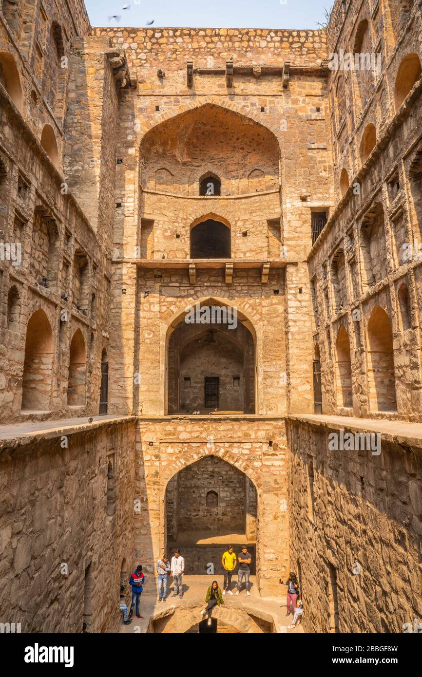 Agrasen ki Baoli is a 60-meter long and 15-meter wide historical step ...