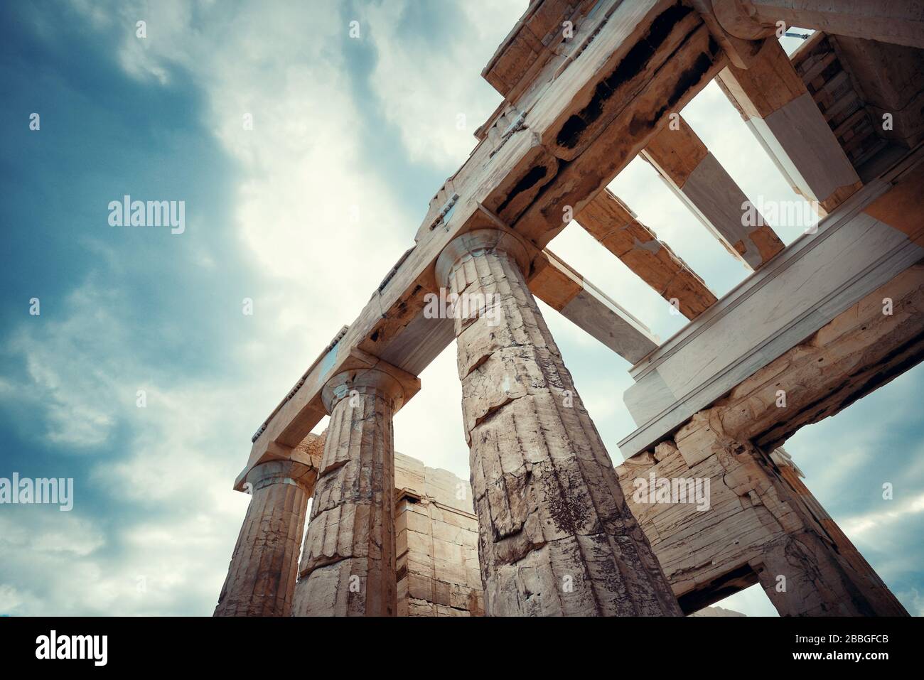 Acropolis historical ruins in Athens, Greece Stock Photo - Alamy