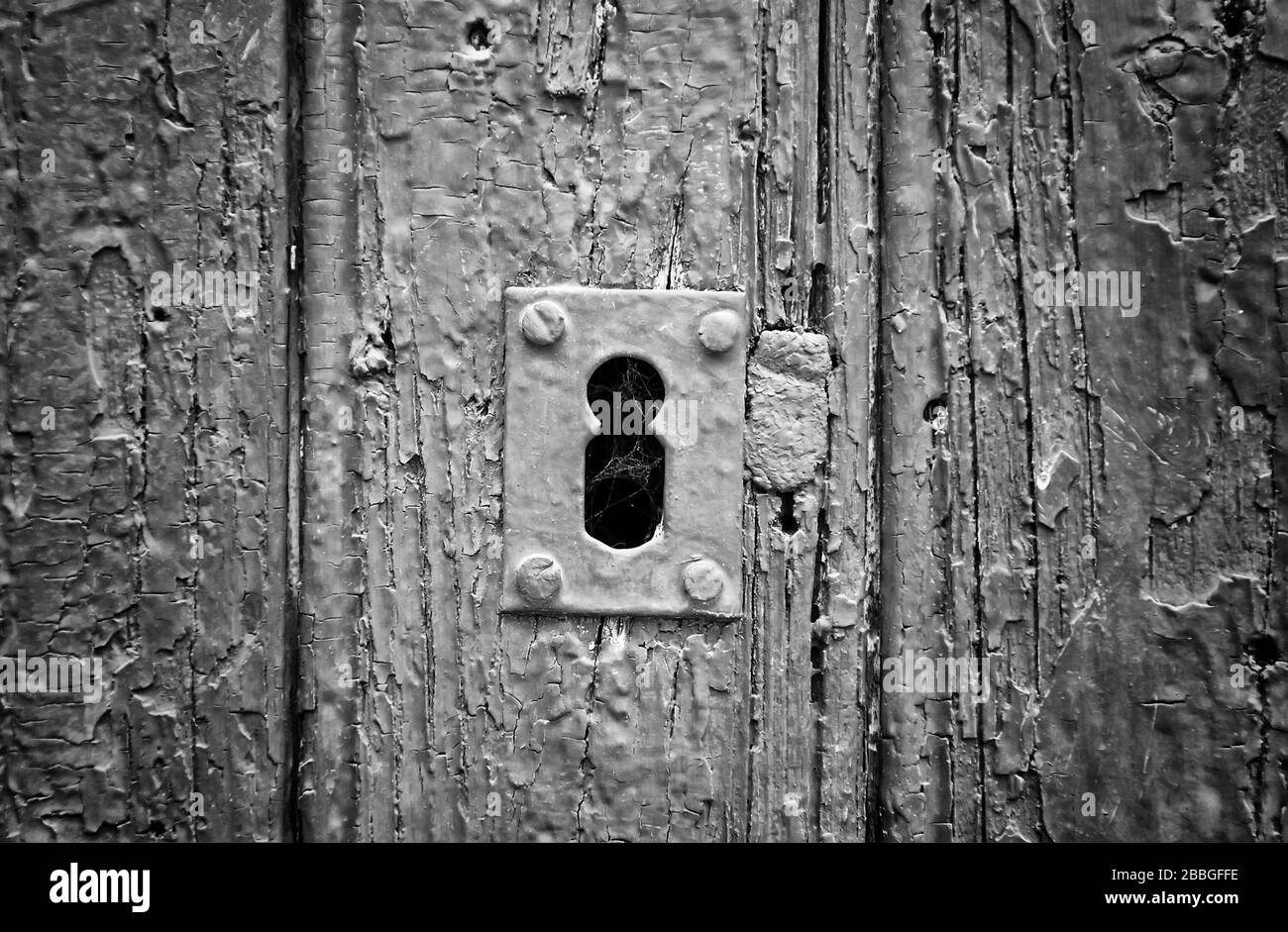 Old rusty lock on house door, objects and decoration Stock Photo - Alamy