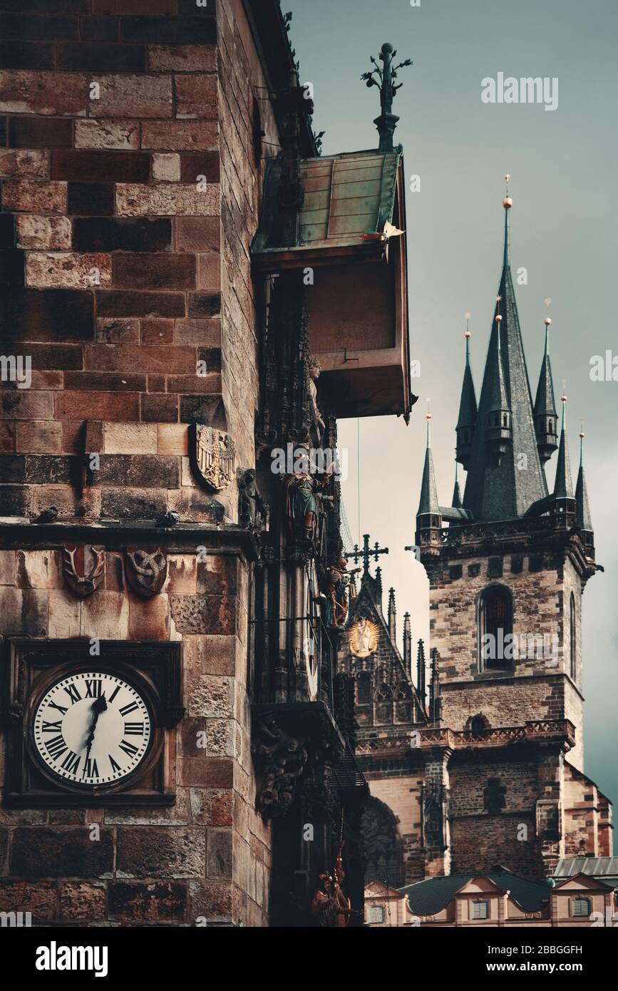 Church of Our Lady before Týn in Old Town Square in Prague Czech ...