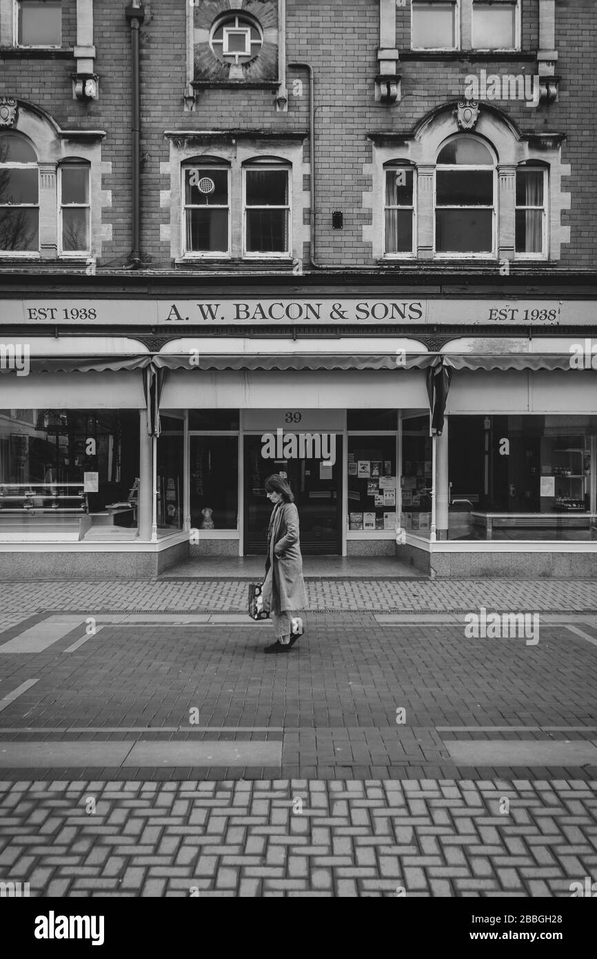 Front view empty old Black and White Stock Photos & Images - Alamy