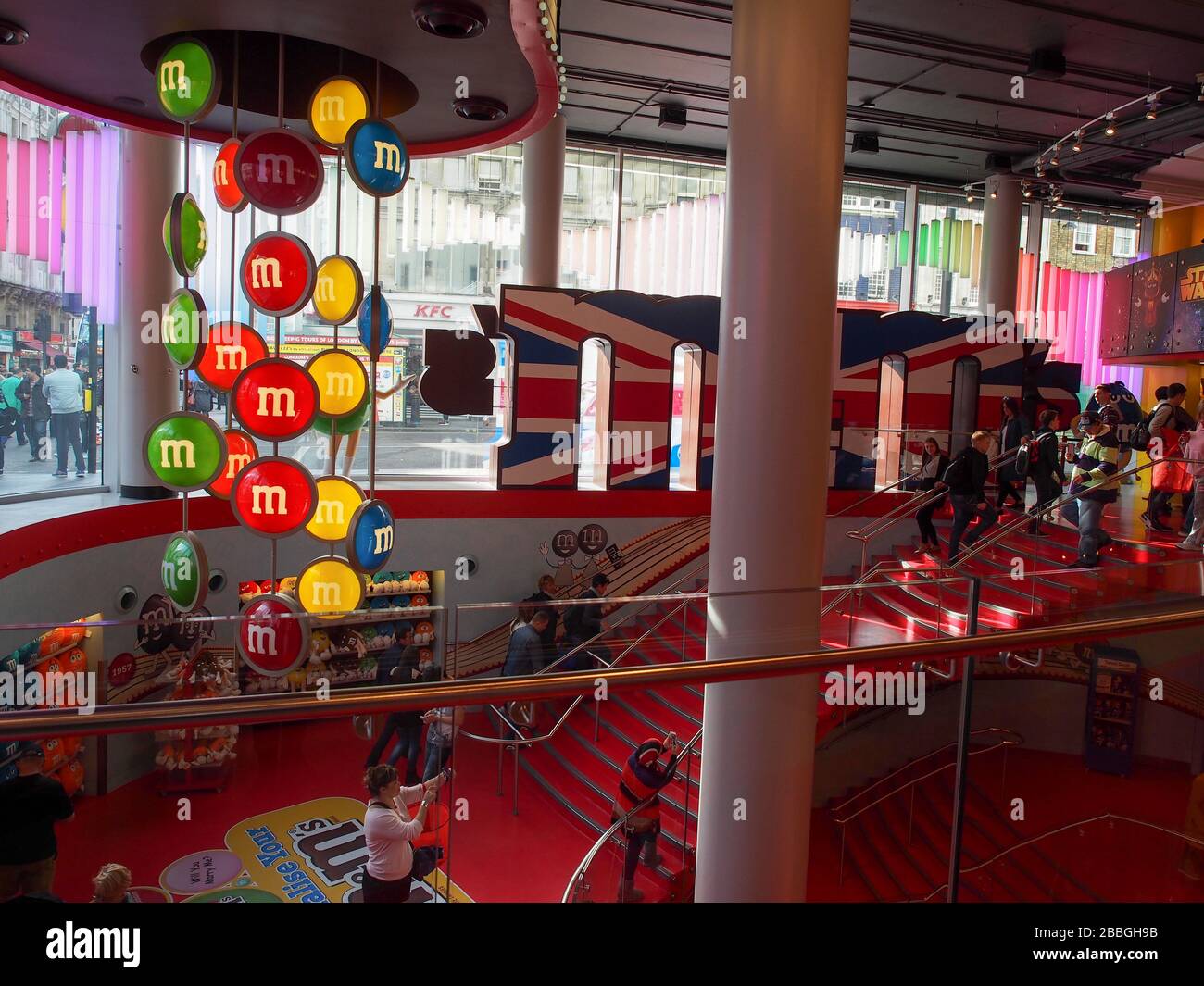 Inside of M&Ms World store : chocolate gifts, work art, goodies ...